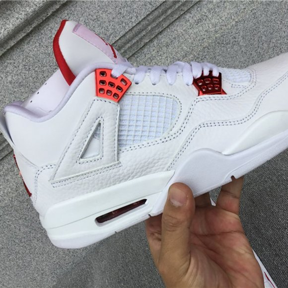 Jordan | Shoes | Air Jordan 4 Red Metallic Sneakers | Poshmark